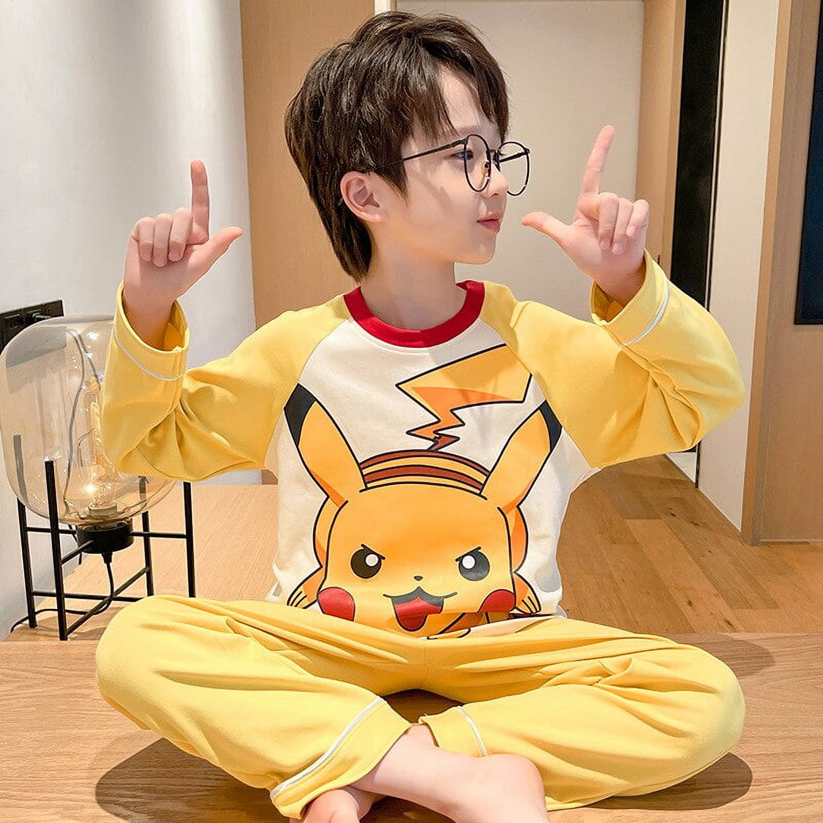 Anime Sanrios Children Cotton Pajama Set Cartoon Kuromi Hellokittys ...