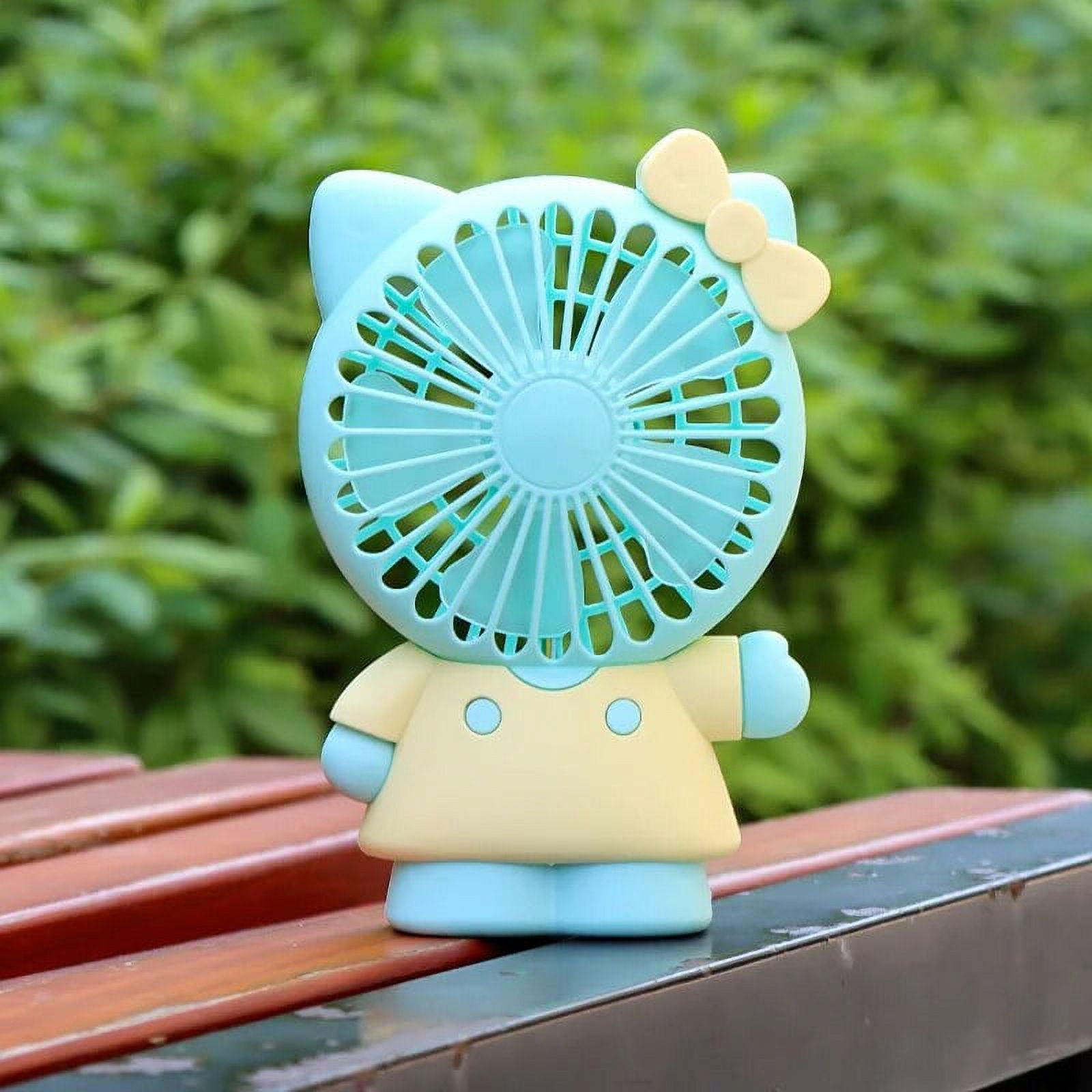 Anime Sanrios Hellokittys Model Doll Series Cute USB Handheld Fan ...
