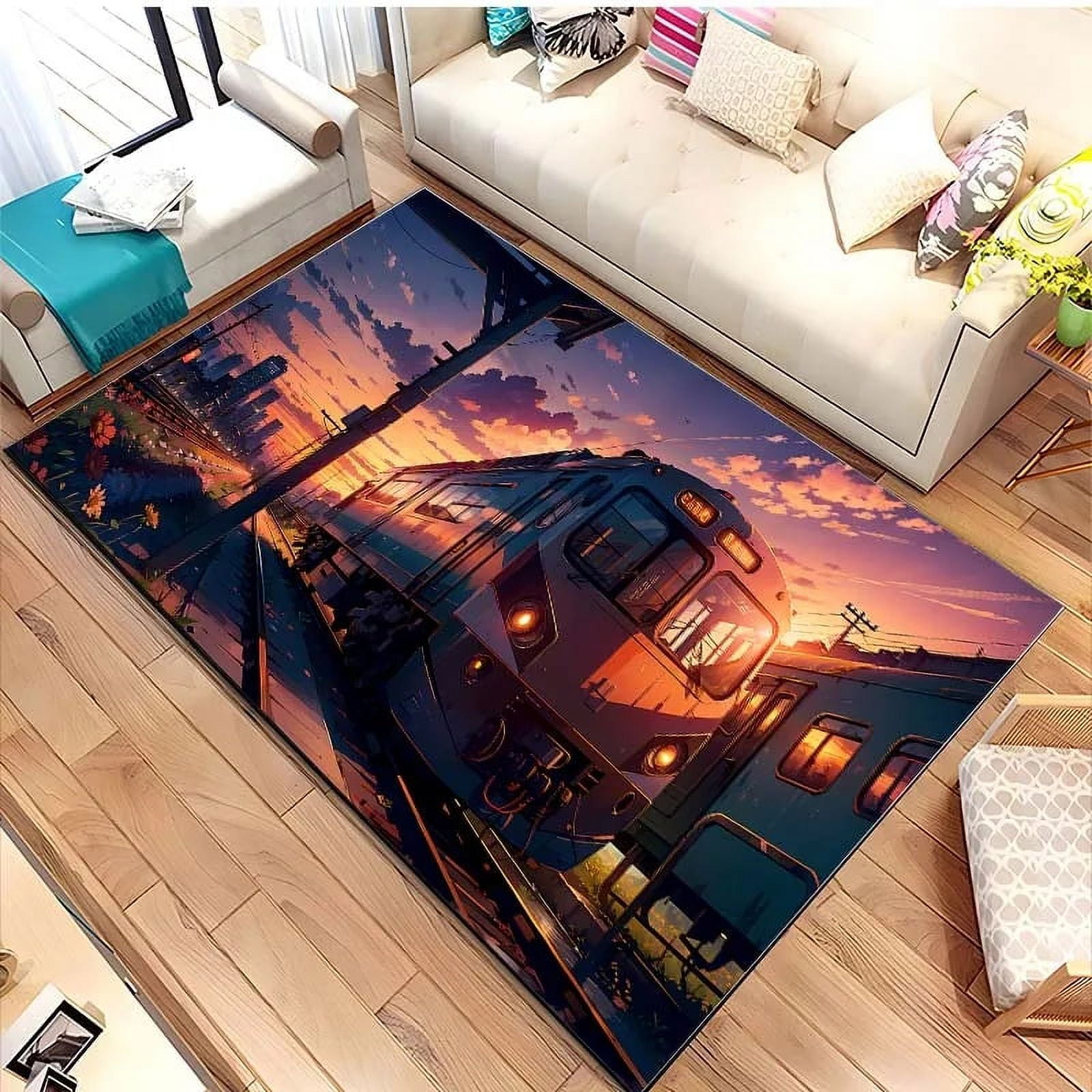 Anime Scenery Printed Floor Mat Carpet 11 Sizes Living Room Bedroom ...