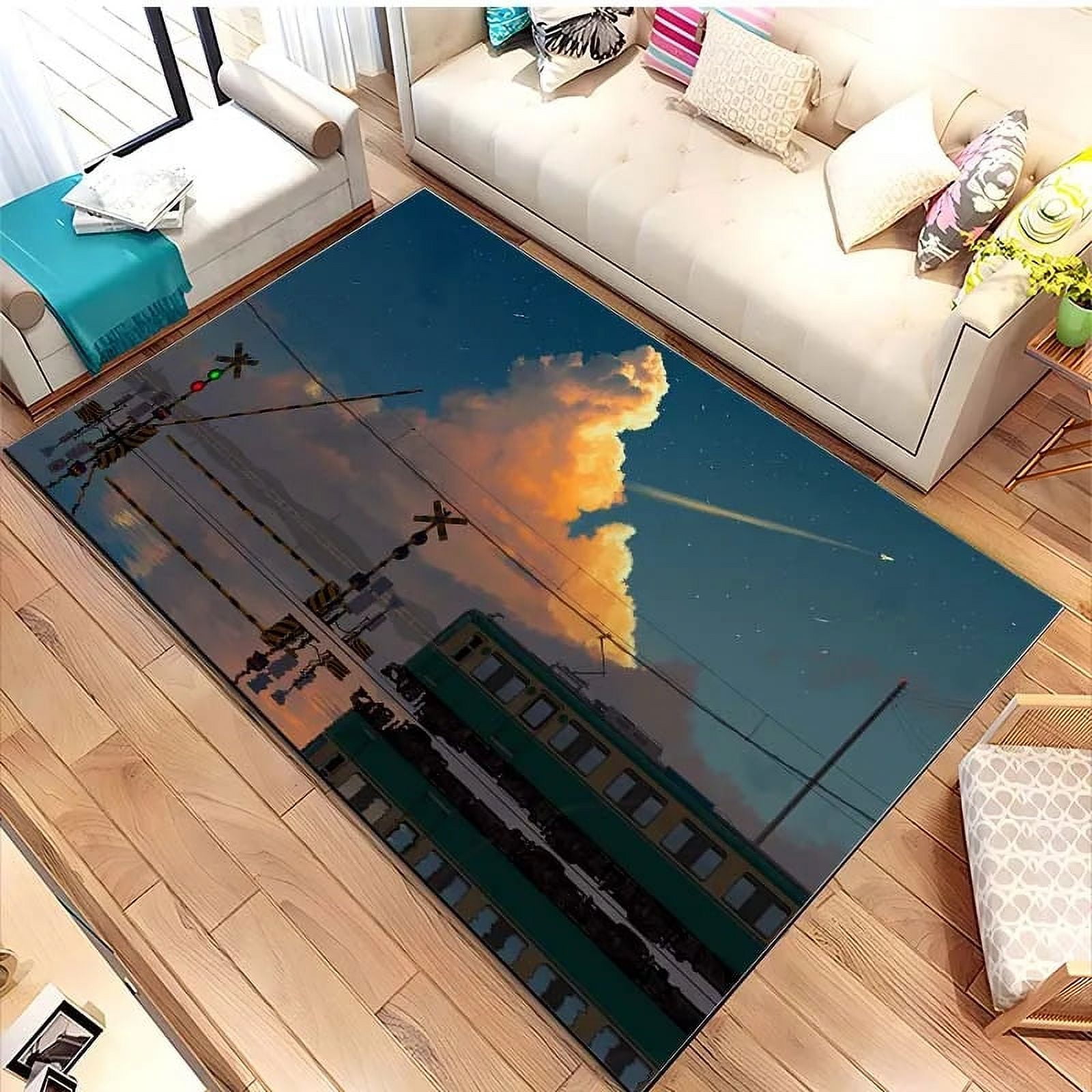 Anime Scenery Printed Floor Mat Carpet 11 Sizes Living Room Bedroom ...