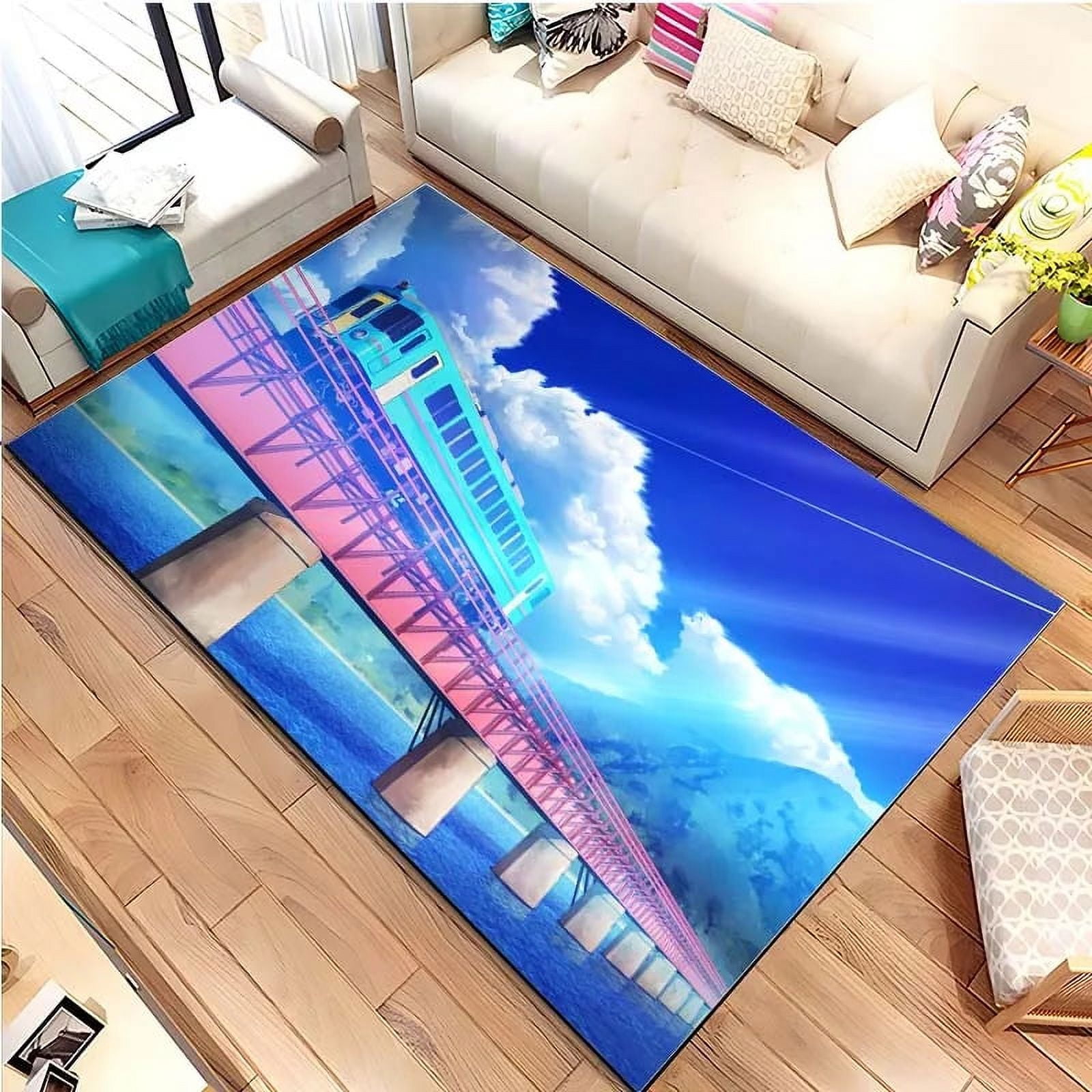 Anime Scenery Printed Floor Mat Carpet 11 Sizes Living Room Bedroom ...