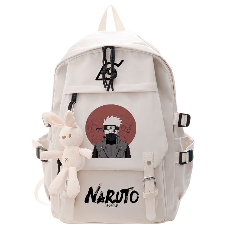 Anime School Bag Naruto Akatsuki Itachi Sasuke Bookbag Japanese Manga ...