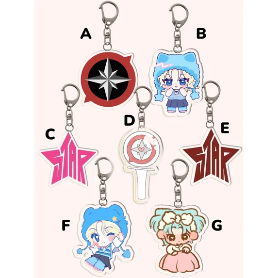 Anime Season 1 Drone Game Acrylic Keychain | 6cm Stand Character Model ...