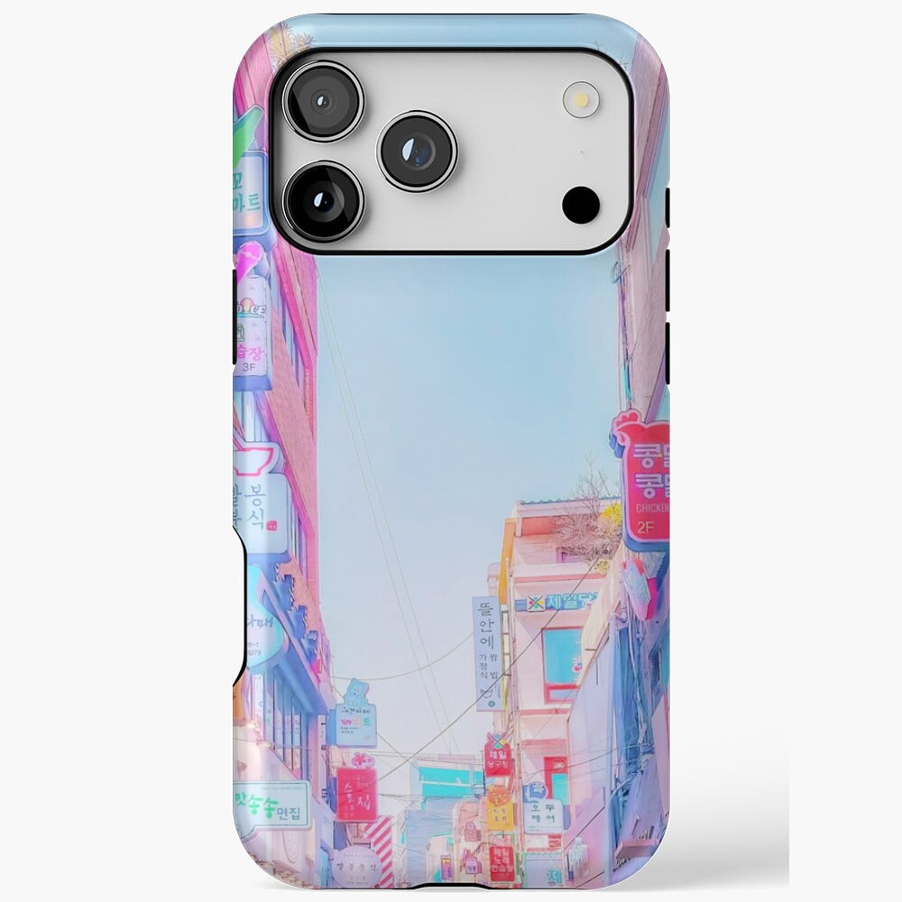 Anime Seoul Soft Edition Aesthetic City Scenery iPhone Case 17 through ...