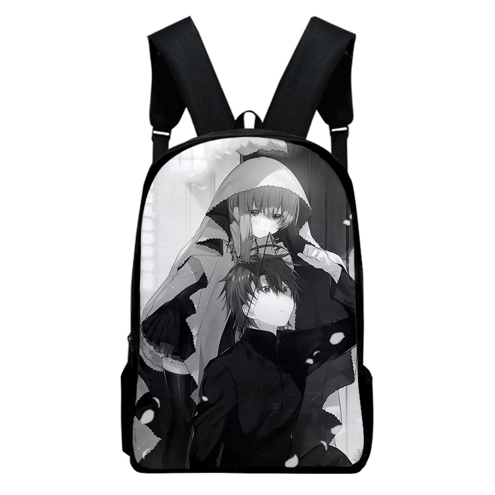 Anime Shiro Seijo to Kuro Bokushi Merch Oxford Cloth Shoulder Backpack ...