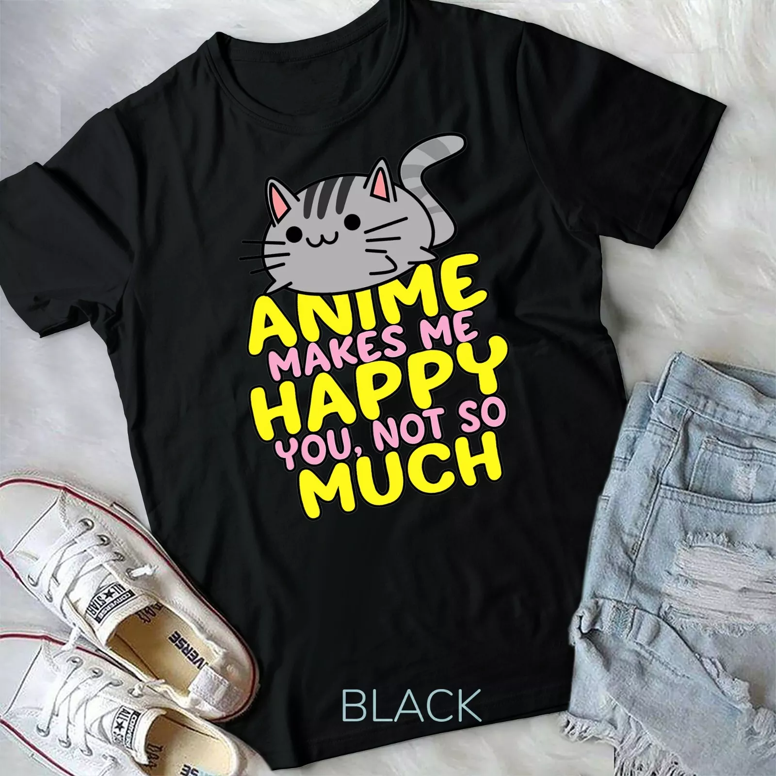 Anime Shirt, Kawaii, Funny Manga Outfit, and Baku Themed Gift Design ...
