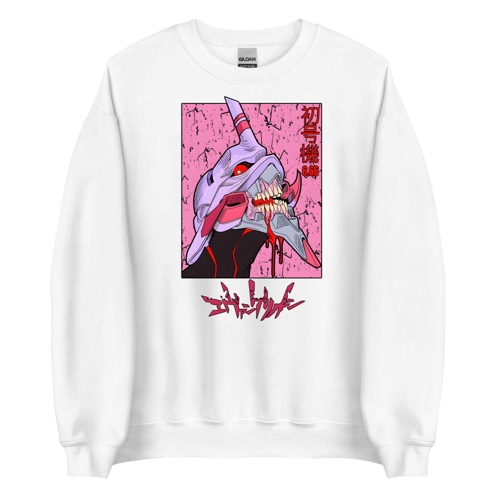 Anime Shirt Neon Genesis Evangelion Eva Unit Japanese Streetwear T ...