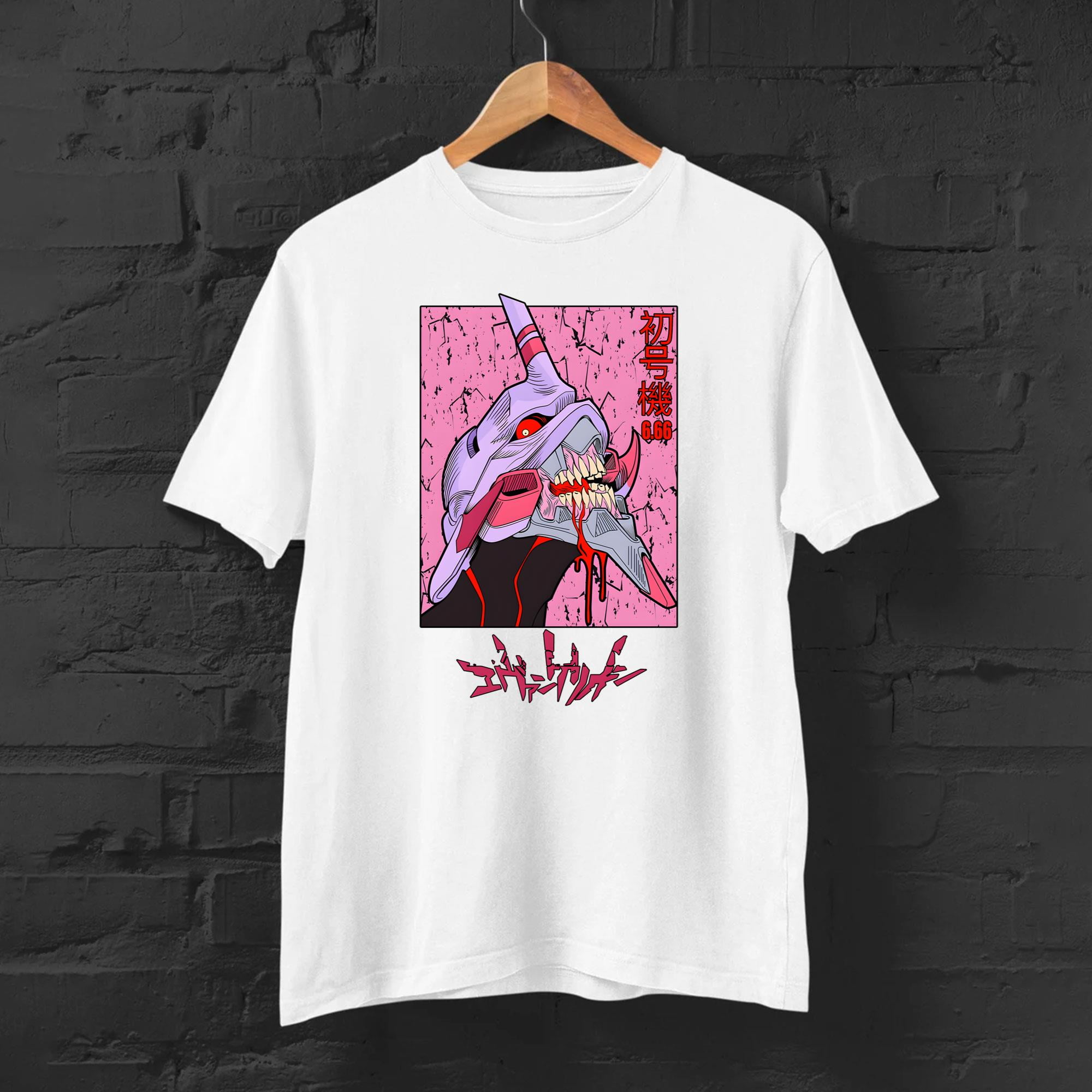 Anime Shirt Neon Genesis Evangelion Eva Unit Japanese Streetwear T ...