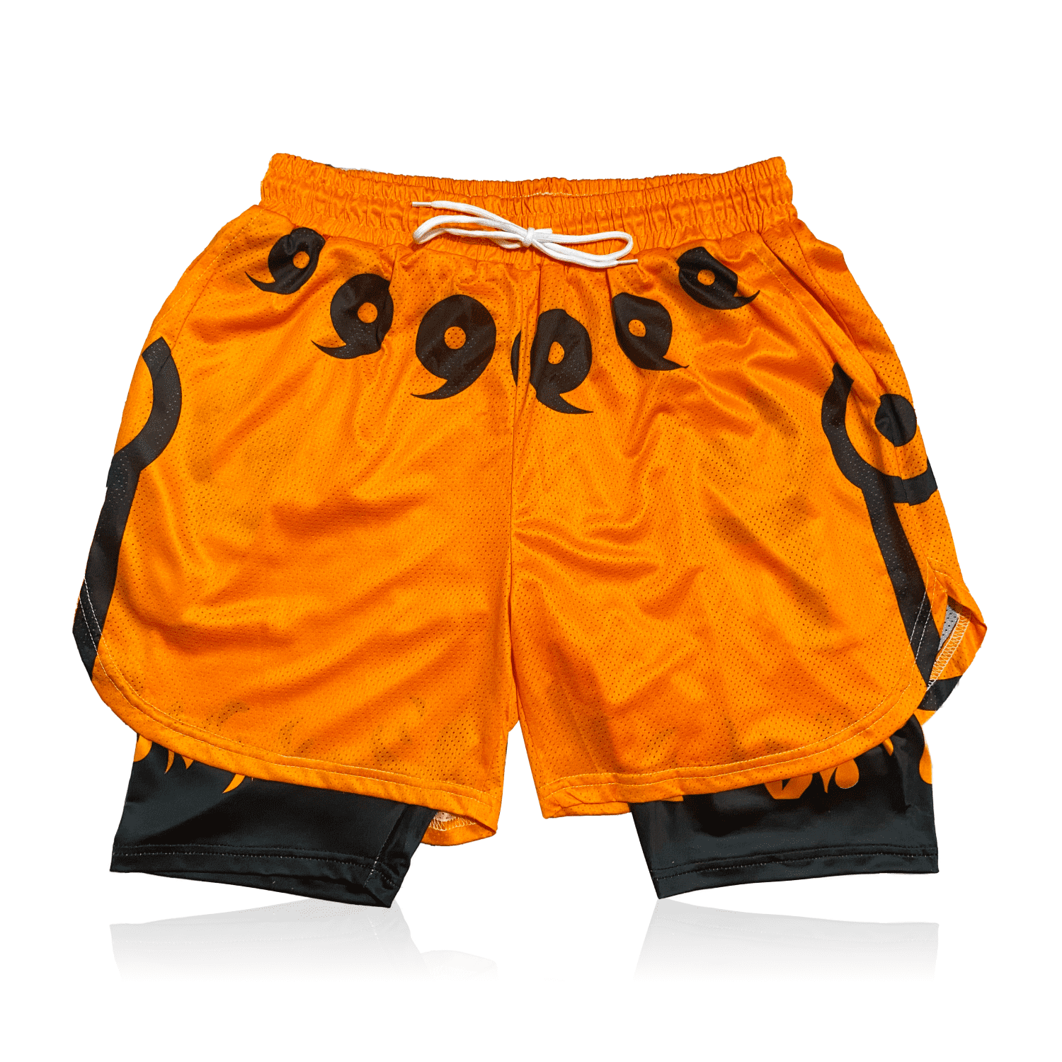 Anime Shorts - Breathable Mesh Running Gear Sweat Gym Short, Stretch ...