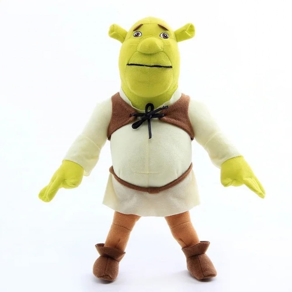 Anime Shrek Plush Toys Princess Fiona Gingerbread Man Donkey Puss Boots ...