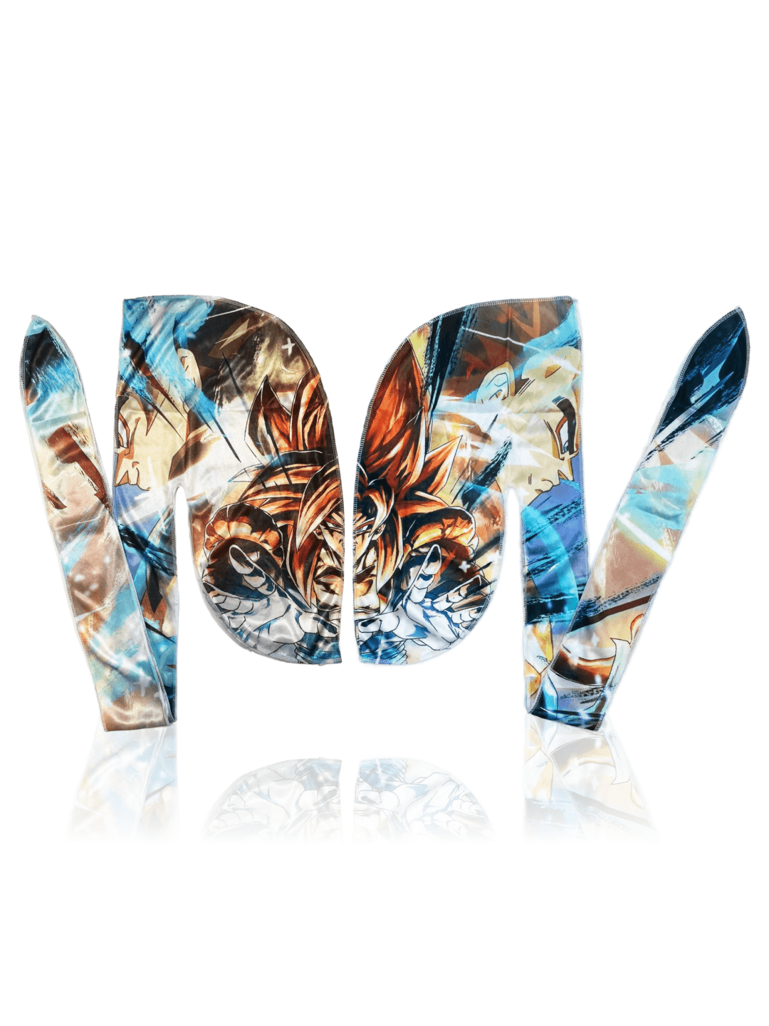 Crown Limited Supply Anime Durag - Designer Silky Satin Quadruple ...