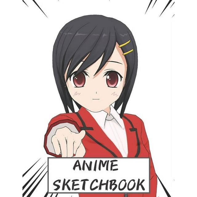 Anime Sketchbook: Just a girl who loves anime-Comic Manga Anime- Anime ...