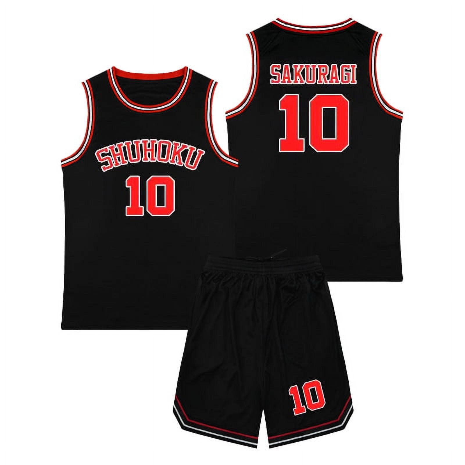 Anime Slam Dunk Sakuragi Hanamichi Jersey Cosplay Costume Shohoku ...
