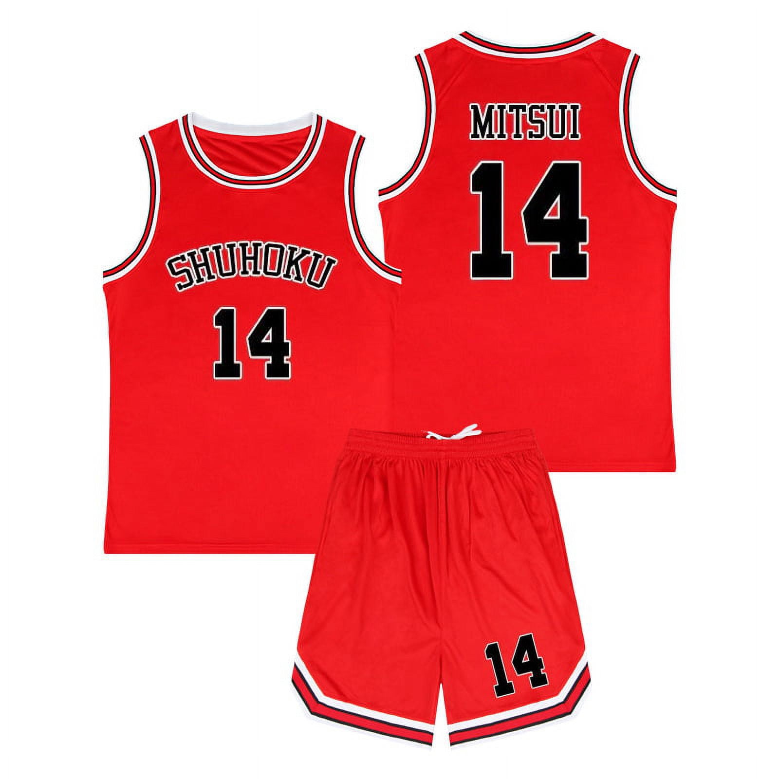 Anime Slam Dunk Sakuragi Hanamichi Jersey Cosplay Costume Shohoku ...