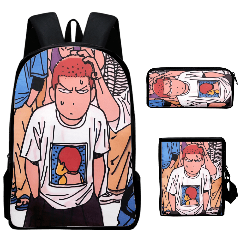 Anime Slam Dunk Shohoku Backpack Classics Shoulder Backpack for Middle ...
