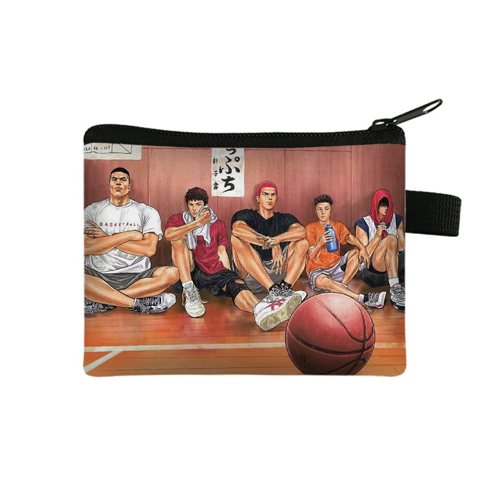 Anime Slam Dunk Shohoku Coin Purse Hanamichi Sakuragi Kaede Rukawa ...
