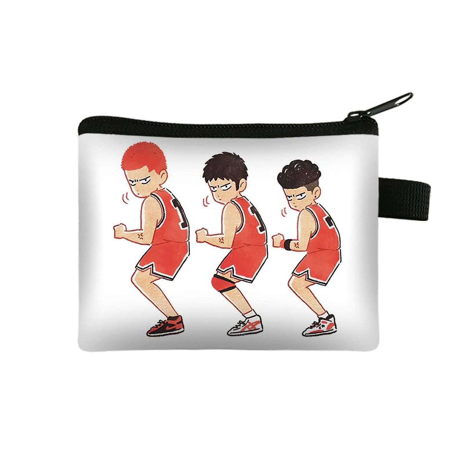 Anime Slam Dunk Shohoku Coin Purse Hanamichi Sakuragi Kaede Rukawa ...