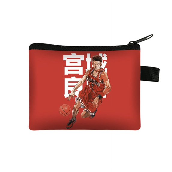 Anime Slam Dunk Shohoku Coin Purse Hanamichi Sakuragi Kaede Rukawa ...