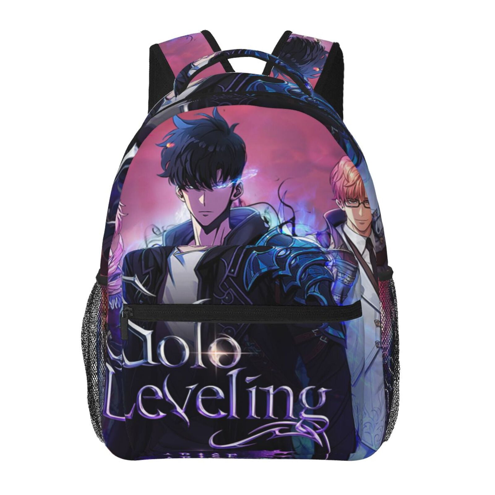 Anime Solo Leveling Adjustable Laptop Backpack School Student Book Bag ...