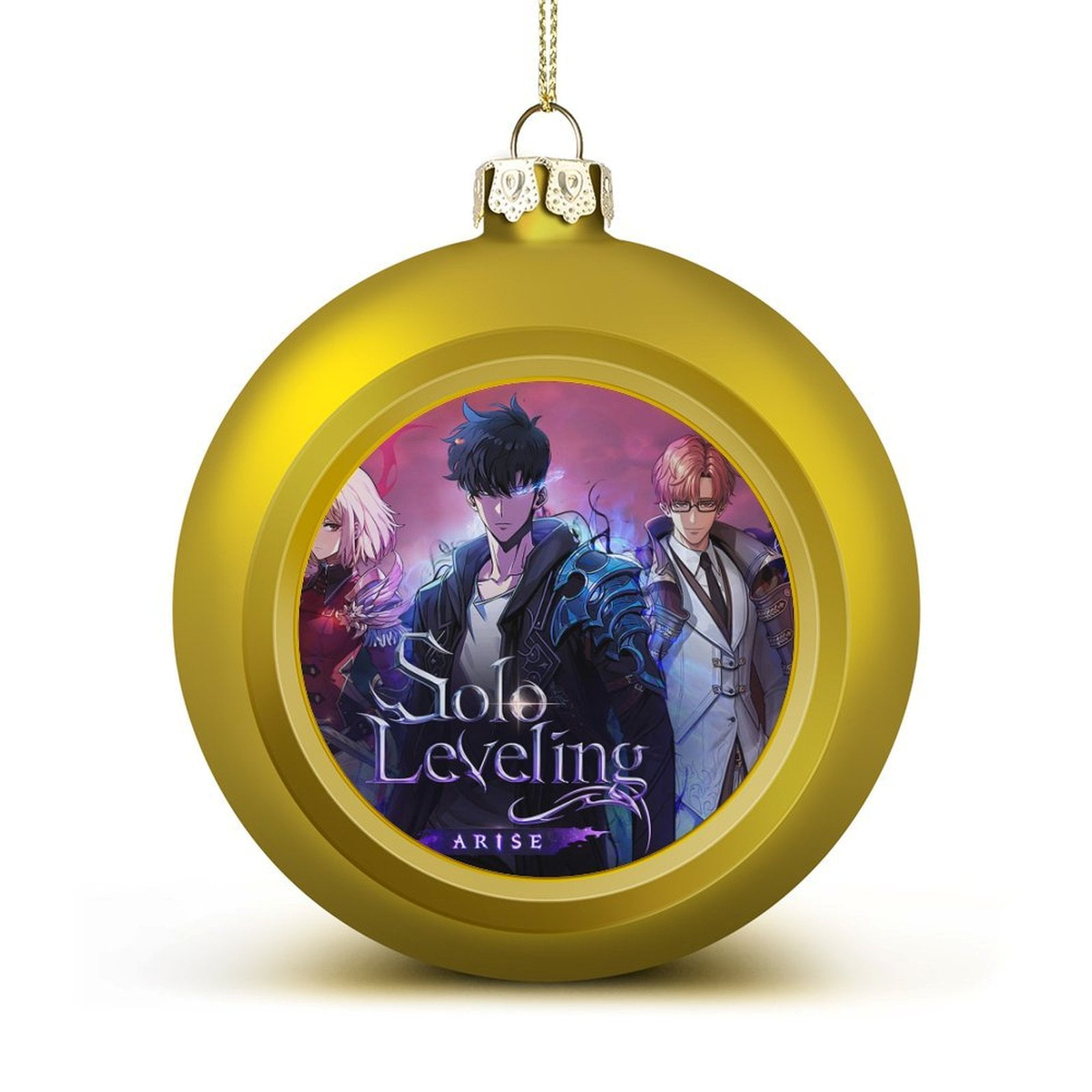 Anime Solo Leveling Christmas Balls Decor Sparkling Christmas Tree ...