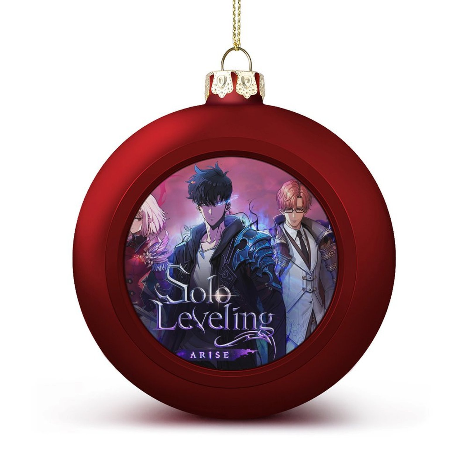 Anime Solo Leveling Christmas Balls Decor Sparkling Christmas Tree ...