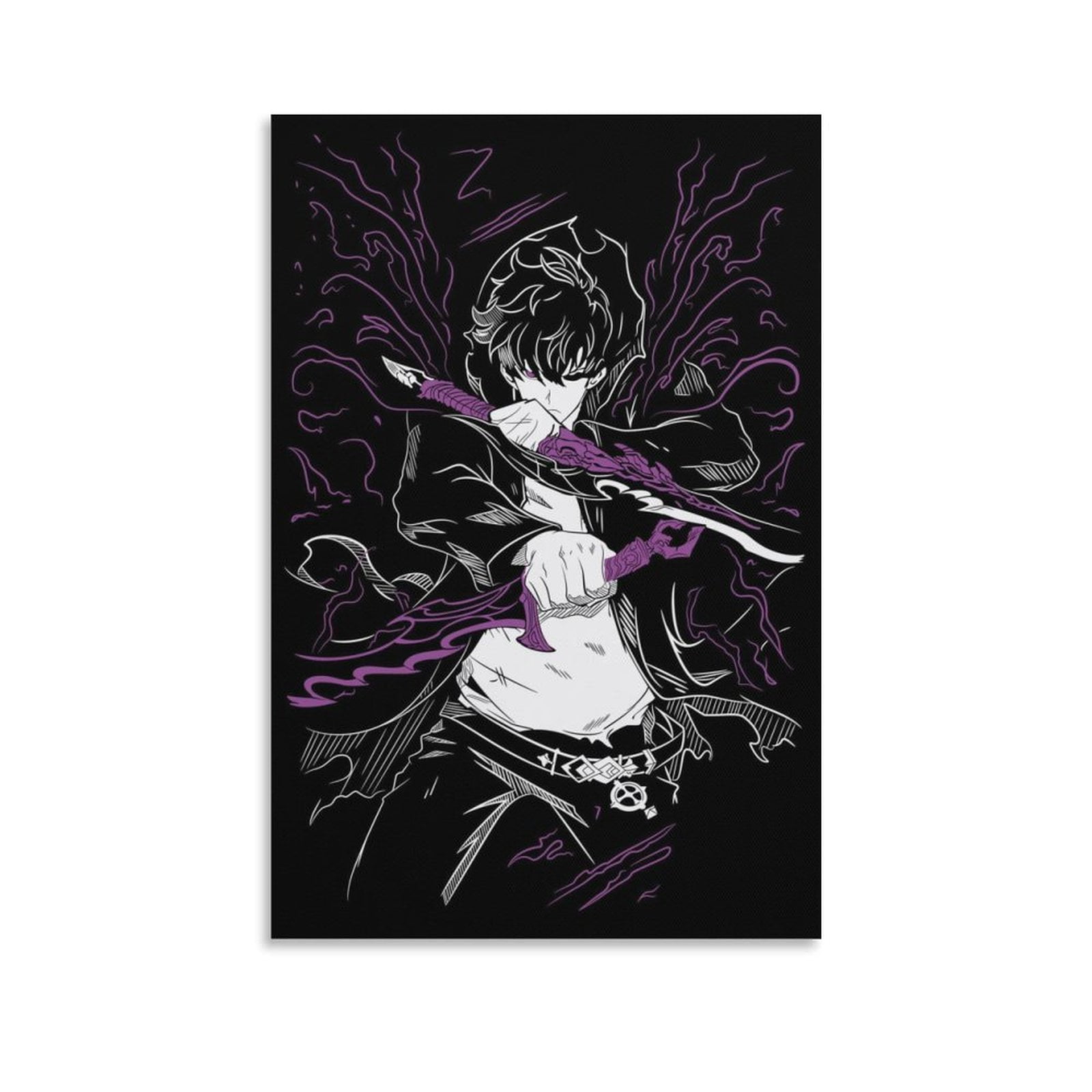 Anime Solo-Leveling Comics Anime TV Series Art Poster Sung-Jinwoo (2 ...