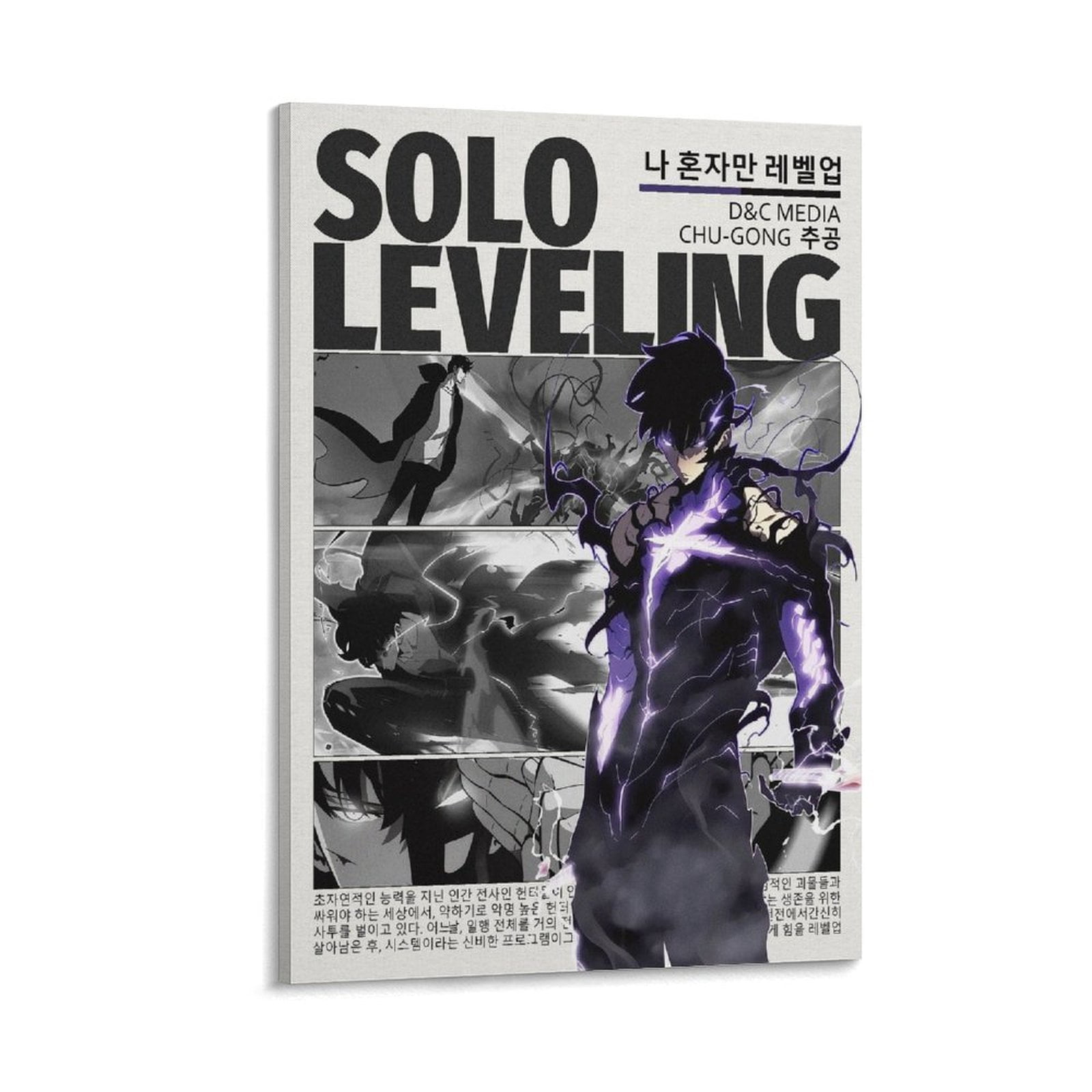 Anime Solo-Leveling Comics Anime TV Series Art Poster Sung-Jinwoo (5 ...