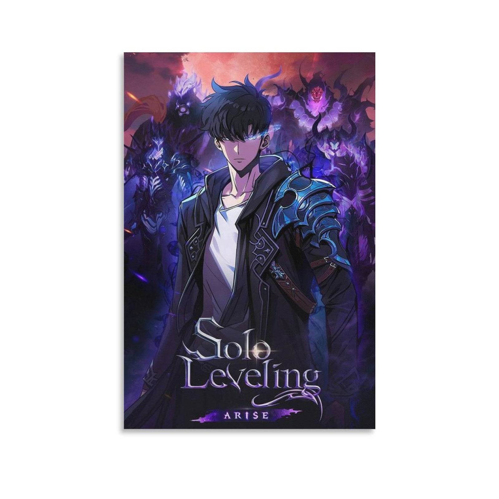Anime Solo-Leveling Comics Anime TV Series Poster Sung-Jinwoo (25 ...