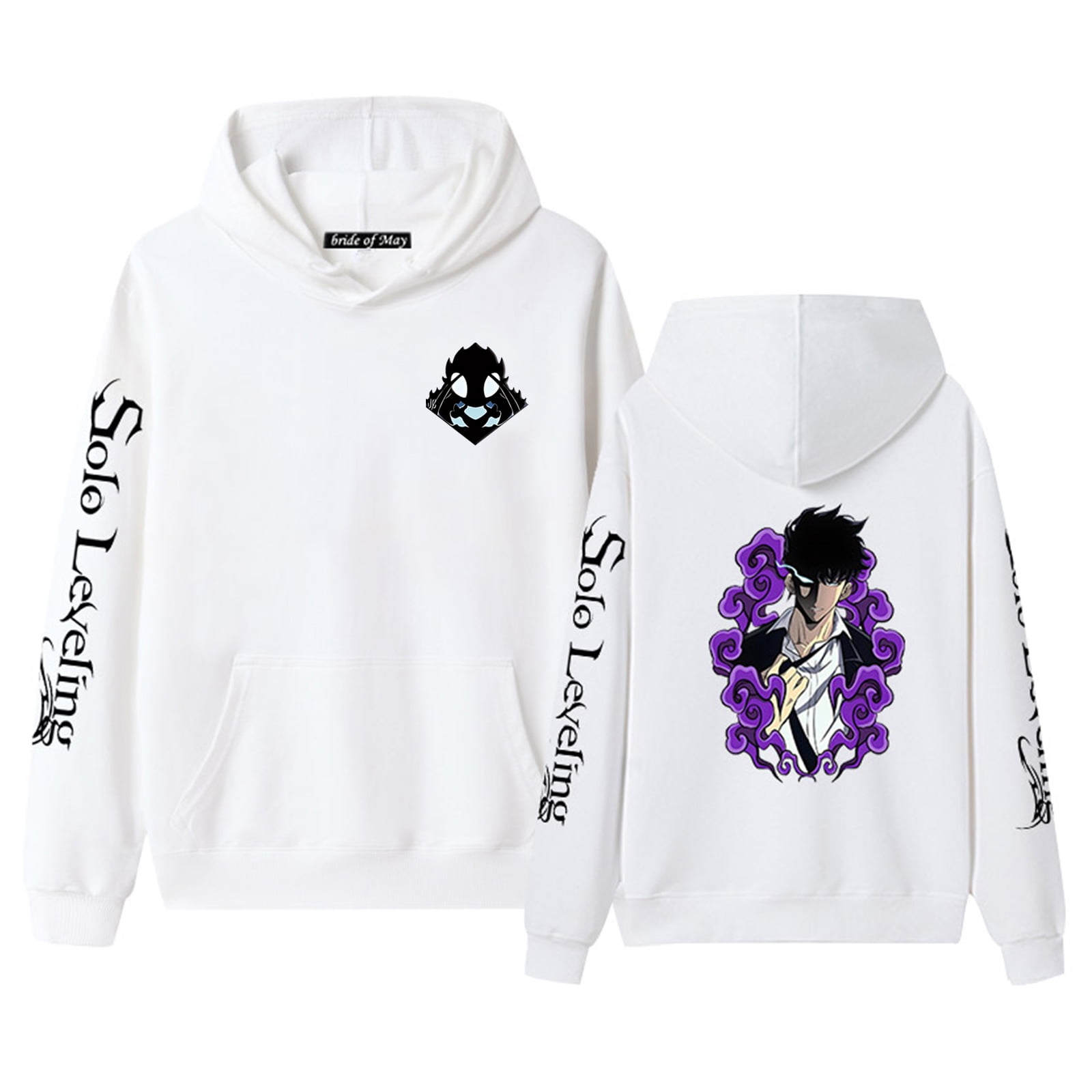 Anime Solo Leveling Hoodie Manga Jin Woo Sung Beru Hoodies Cool Cartoon ...