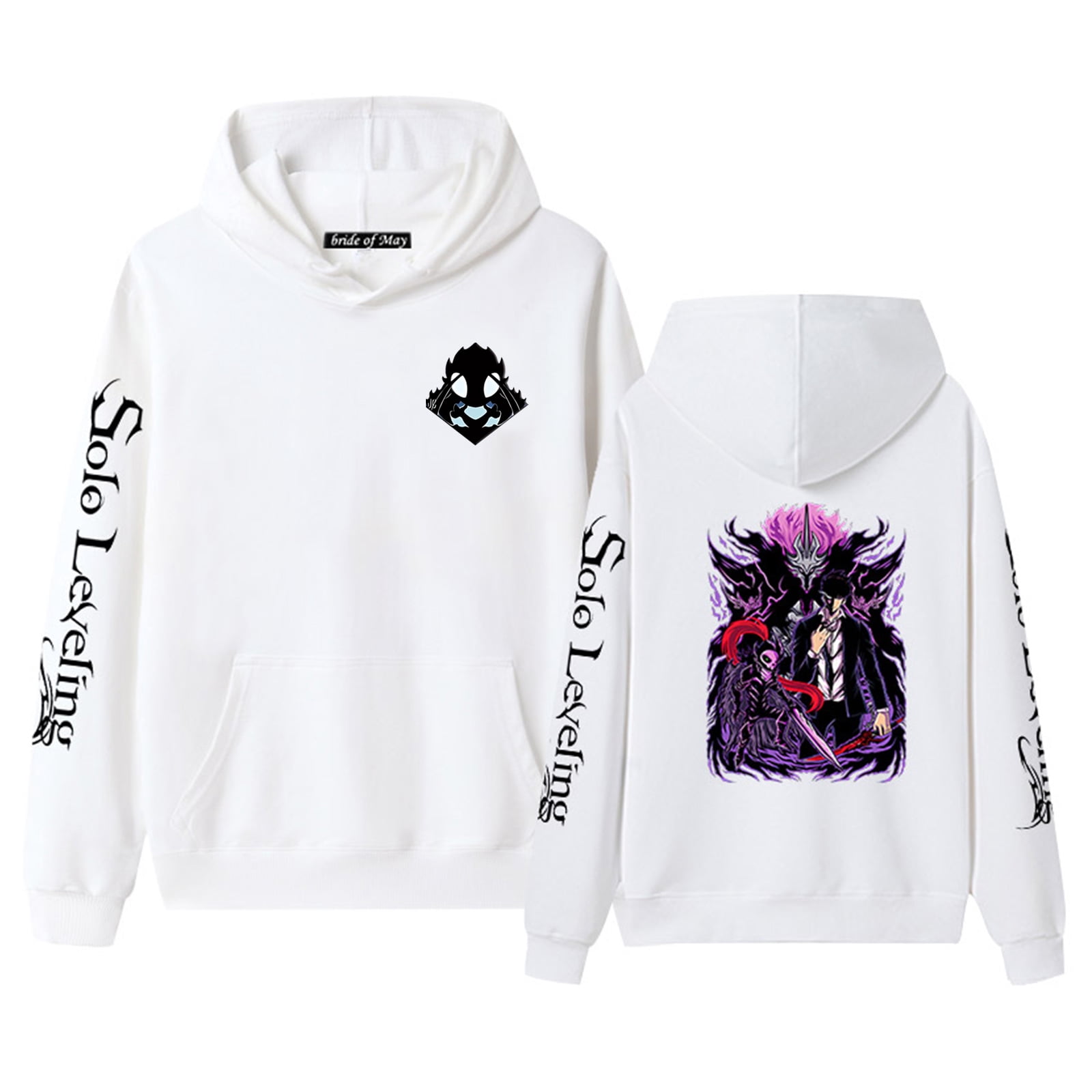 Anime Solo Leveling Hoodie Manga Jin Woo Sung Beru Hoodies Cool Cartoon ...