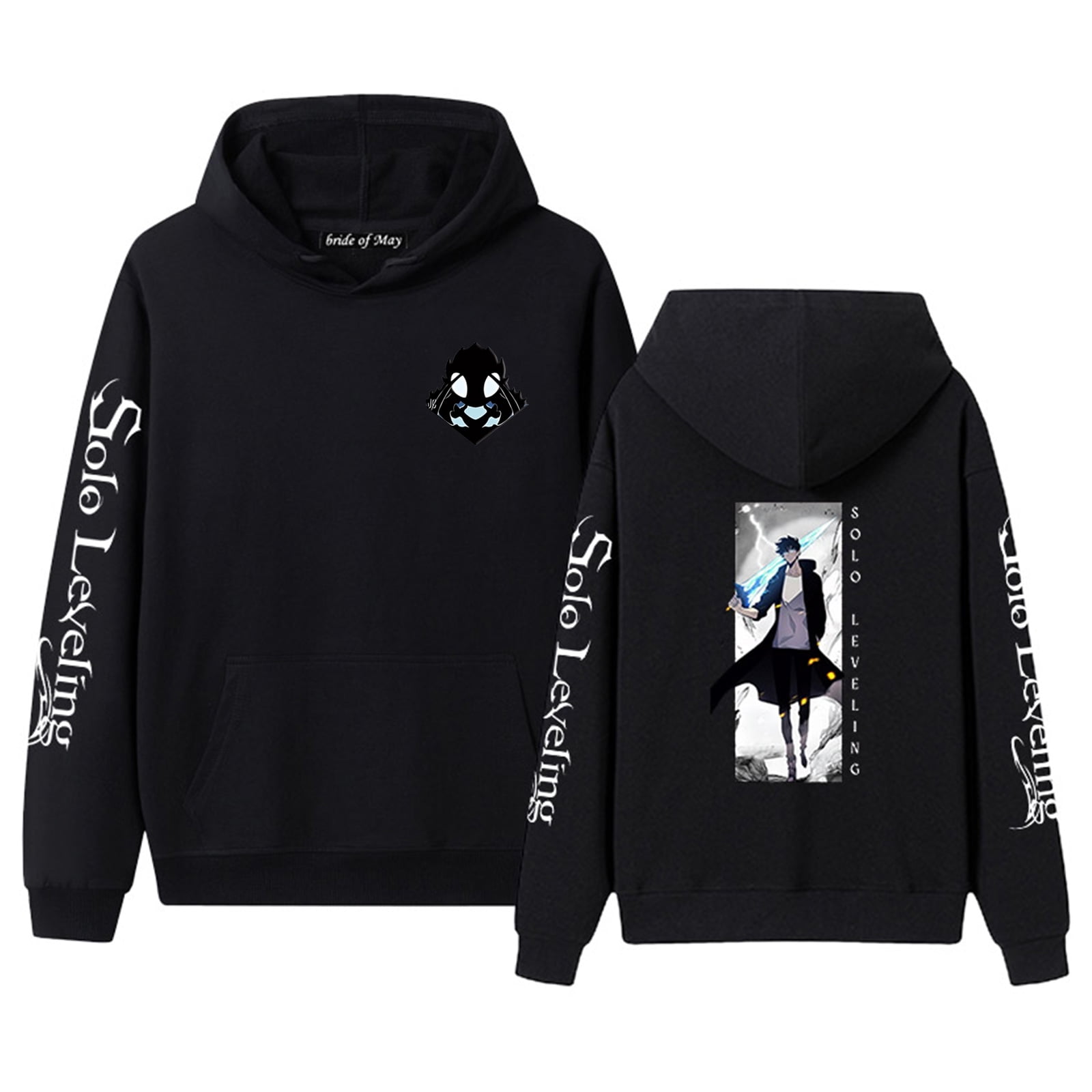 Anime Solo Leveling Hoodie Manga Jin Woo Sung Beru Hoodies Cool Cartoon ...
