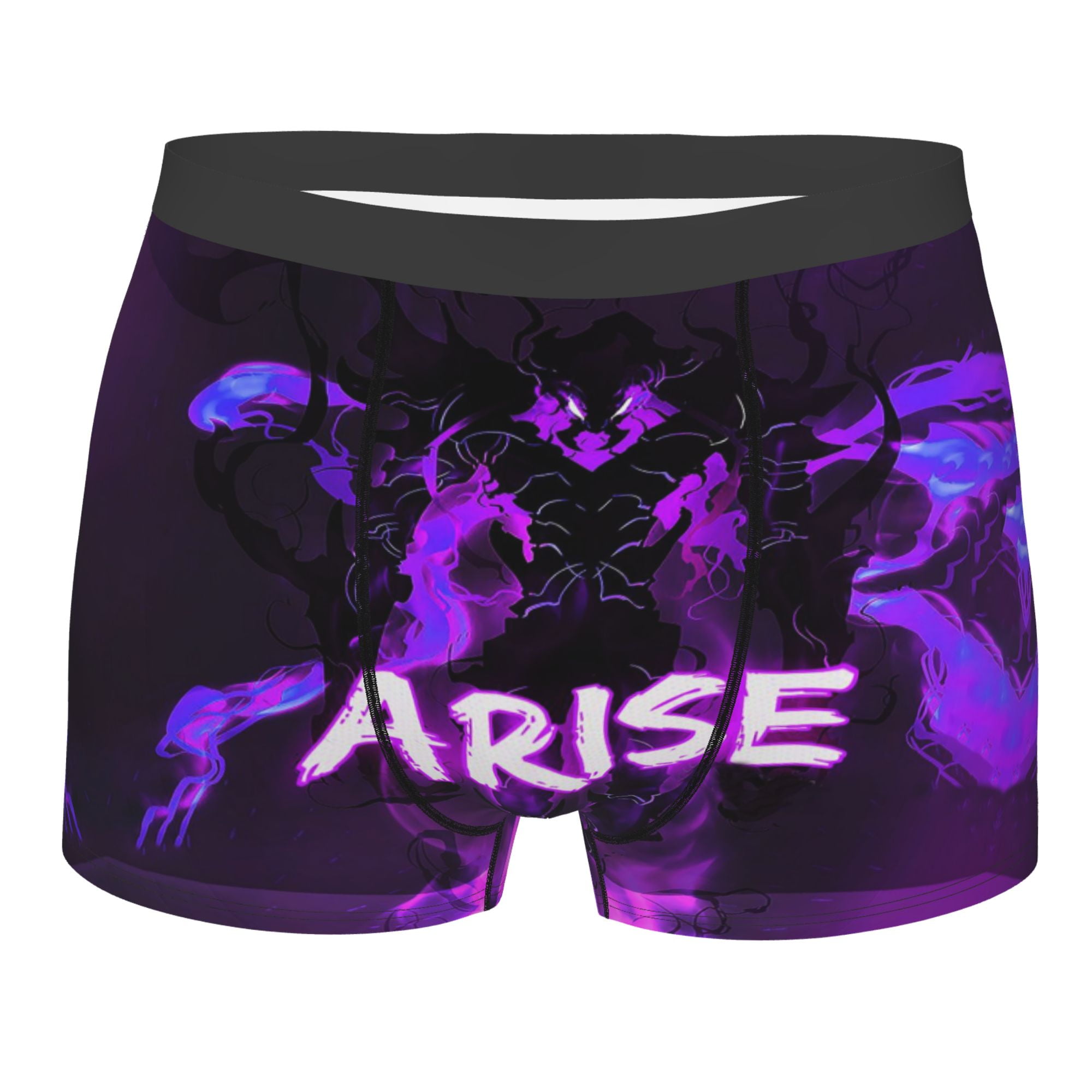 Anime Solo Leveling Men's Boxer Briefs Breathable Underwear Stretch ...