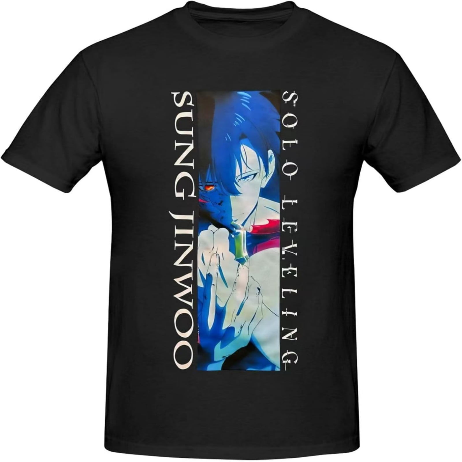 Anime Solo Leveling Shirt Sung Jin Woo Shirt Men And Women T-Shirt Full ...