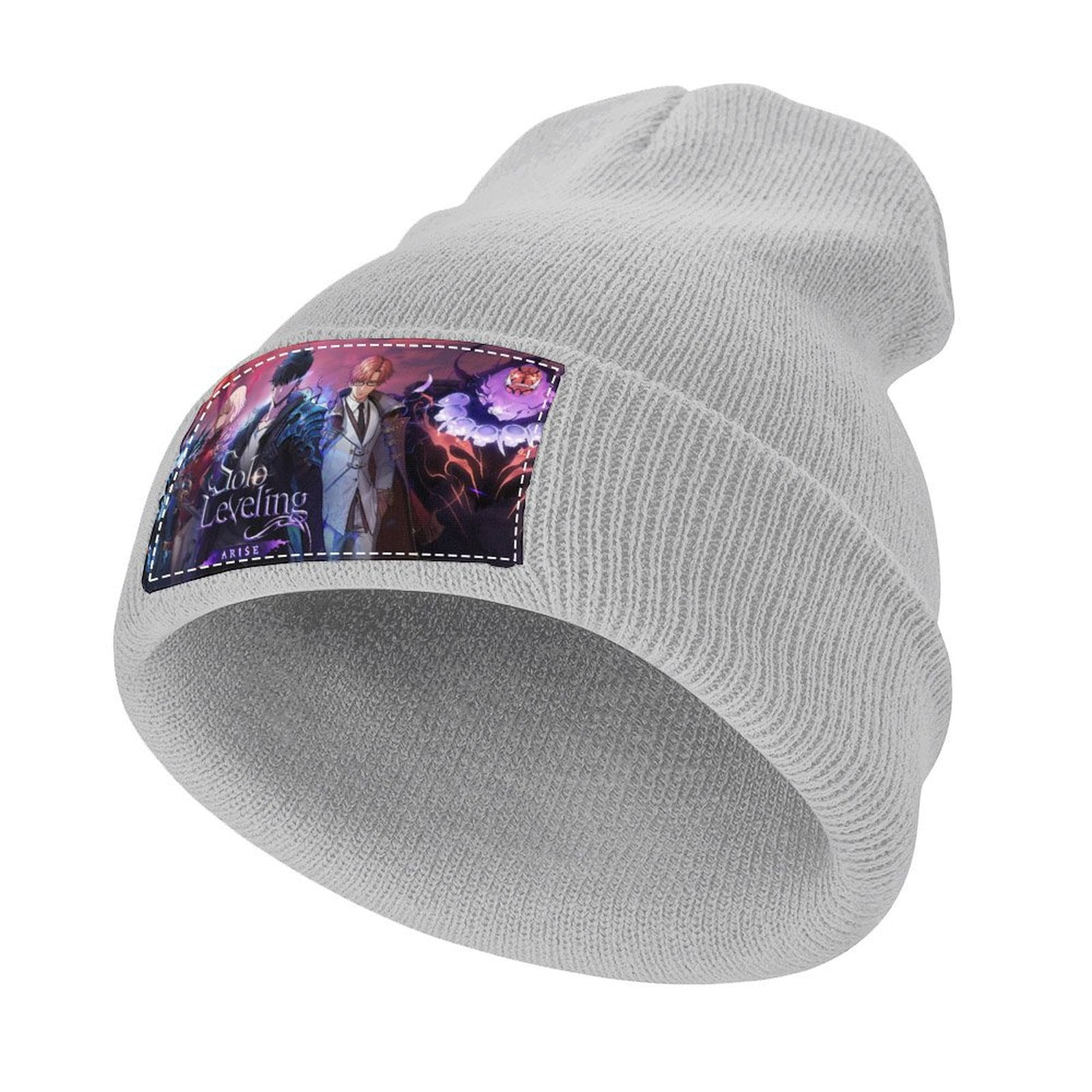 Anime Solo Leveling Stretchable Knitted Beanie Hat Daily Winter Warm ...