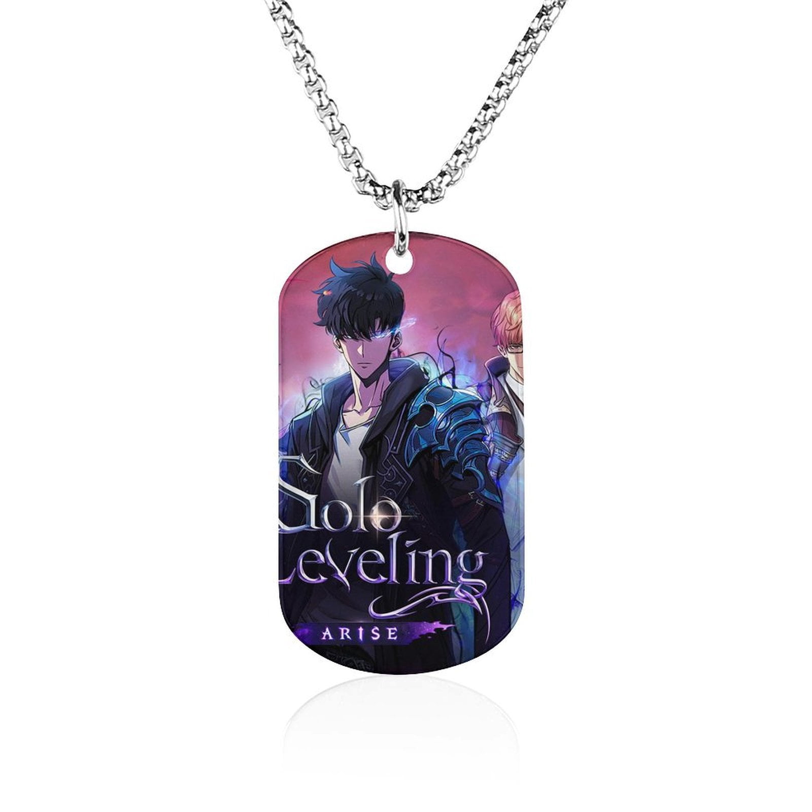 Anime Solo Leveling Titanium Steel Necklace Daily Unisex Pendant Chain ...