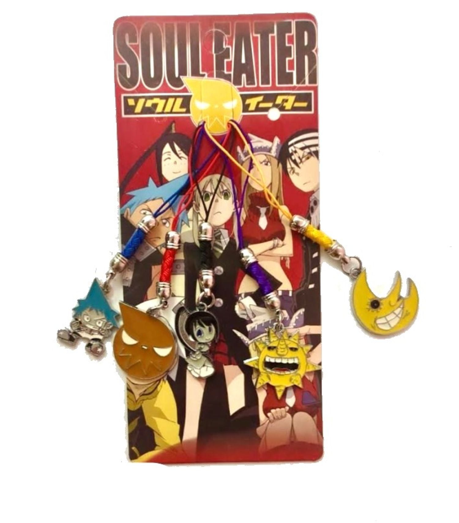 Anime Soul Eater Characters Phone Strap Charm Set – 5 Anime Charms with ...