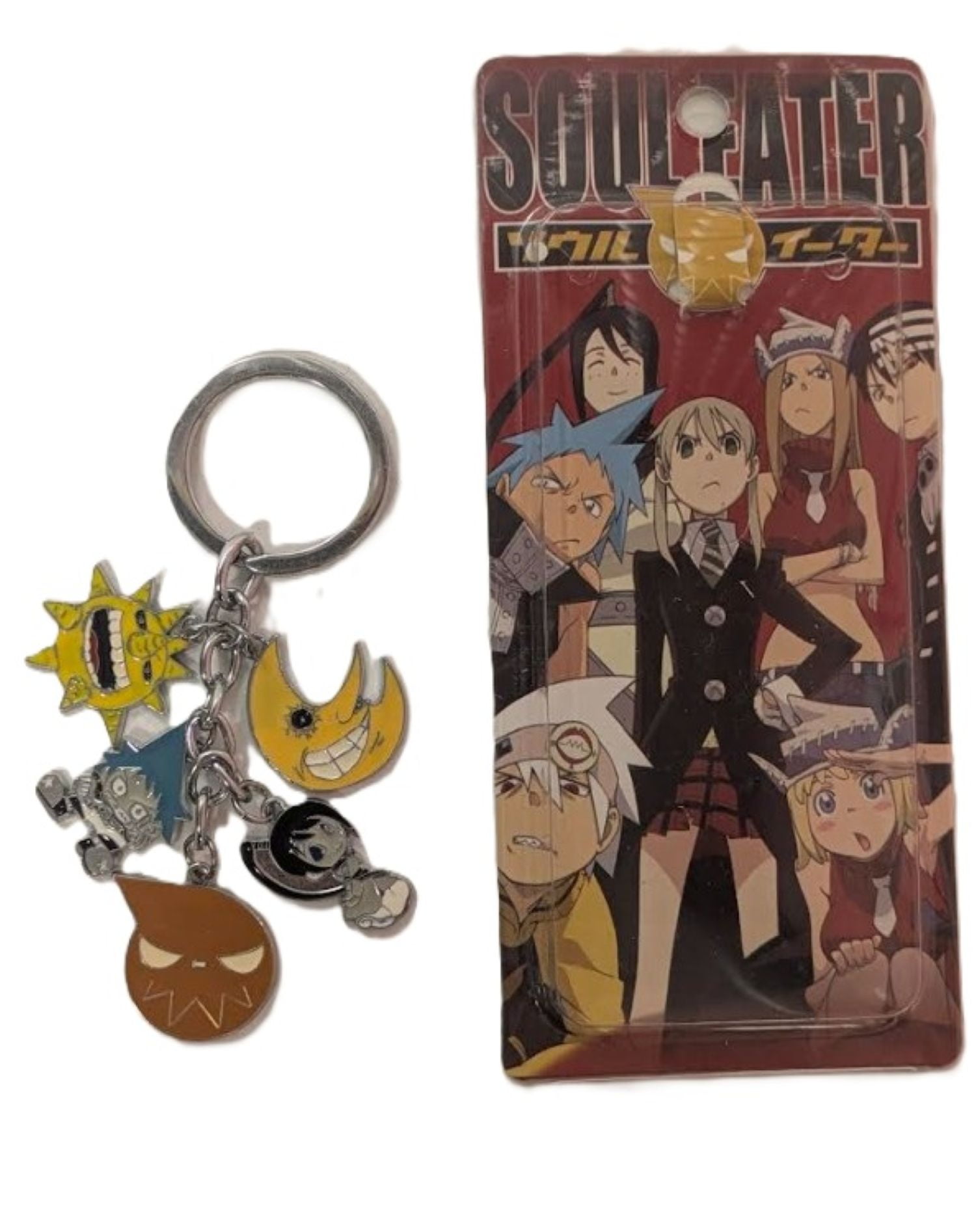 Anime Soul Eater Anime Keychain Set – 5 Charms Featuring Sun, Moon ...