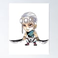 Anime Sound Hashira Dual Blades Weapons Cross Graphic Wall Art Gamer ...