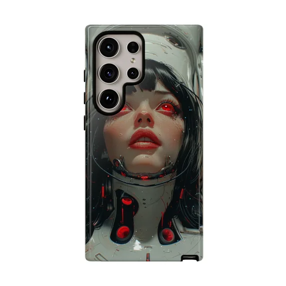 Anime Space Suit Girl Protective Case for iPhone 11 up to 17 Pro Max ...