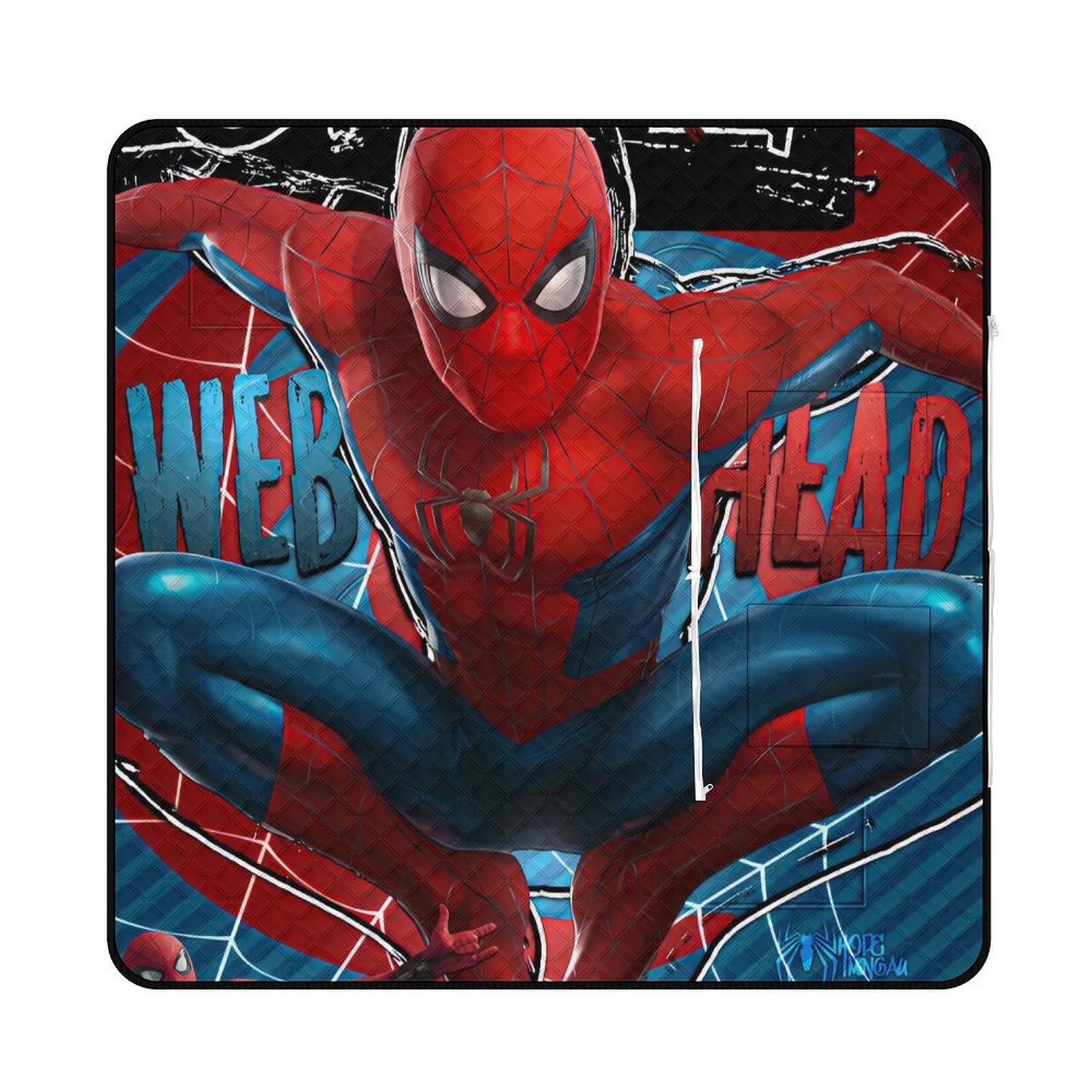 Anime Spider-Man Picnic Blanket Outdoor Extra Large Picnic Mat 59"X59 ...