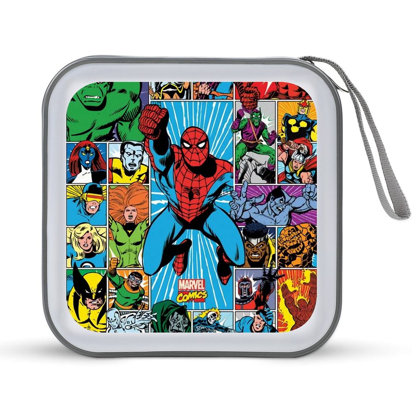 Anime Spider-Man5 CD Case, 40 Capacity VCD/DVD Case Holders Wallet Hard ...