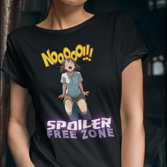 Anime Spoiler Free Zone Shirt, Pop Culture Gift, Funny Shirt, TV Addict ...