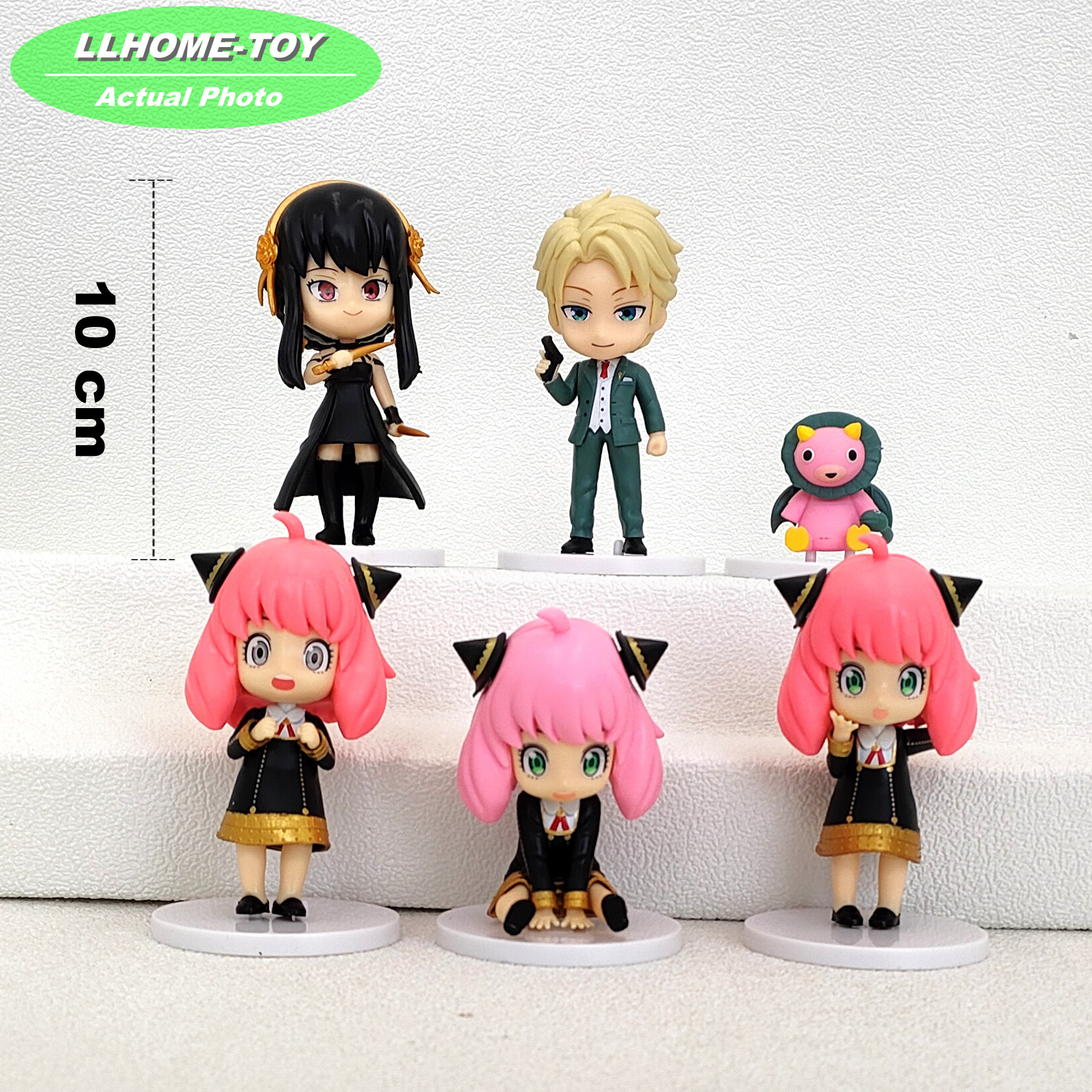 Anime Spy Anya Forger Yor Forger Twilight 6pcs set PVC Figure Toy Gift ...