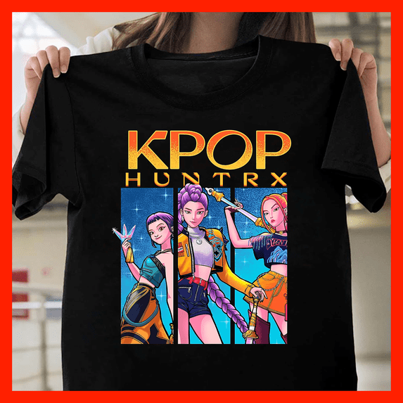 Anime Style Girl Group T-Shirt - Trendy Music Fan Merch A250, for ...