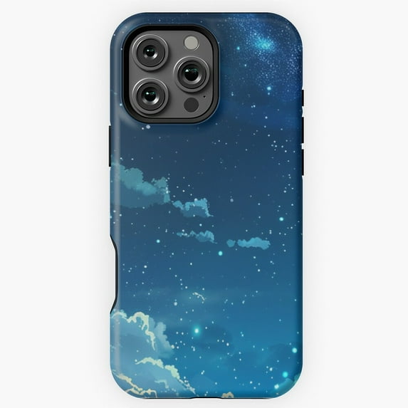 Anime Style Night Sky Digital Art Phone Case Compatible iPhone 17 ...