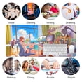 Anime Office Scene Mouse Pad 31.5 x 11.82 inches Rubber Desk Mat for ...