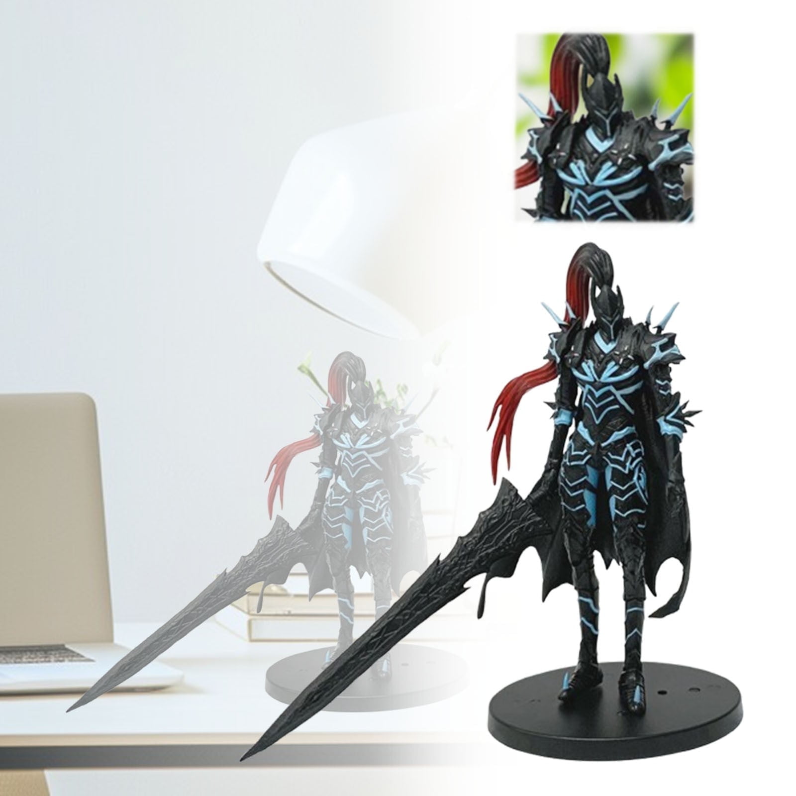 Anime Style Desk Sculpture - Minimalist Collectible Figure, Home ...