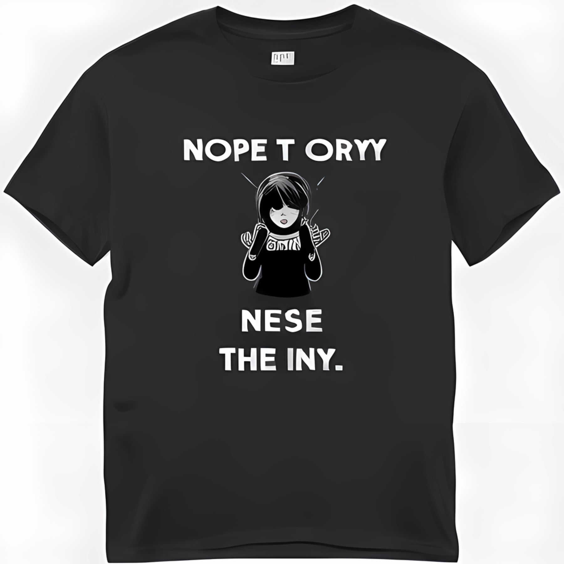 Anime Style ' THE INY' Black T-Shirt with Katsuhiro Otomo Inspired ...