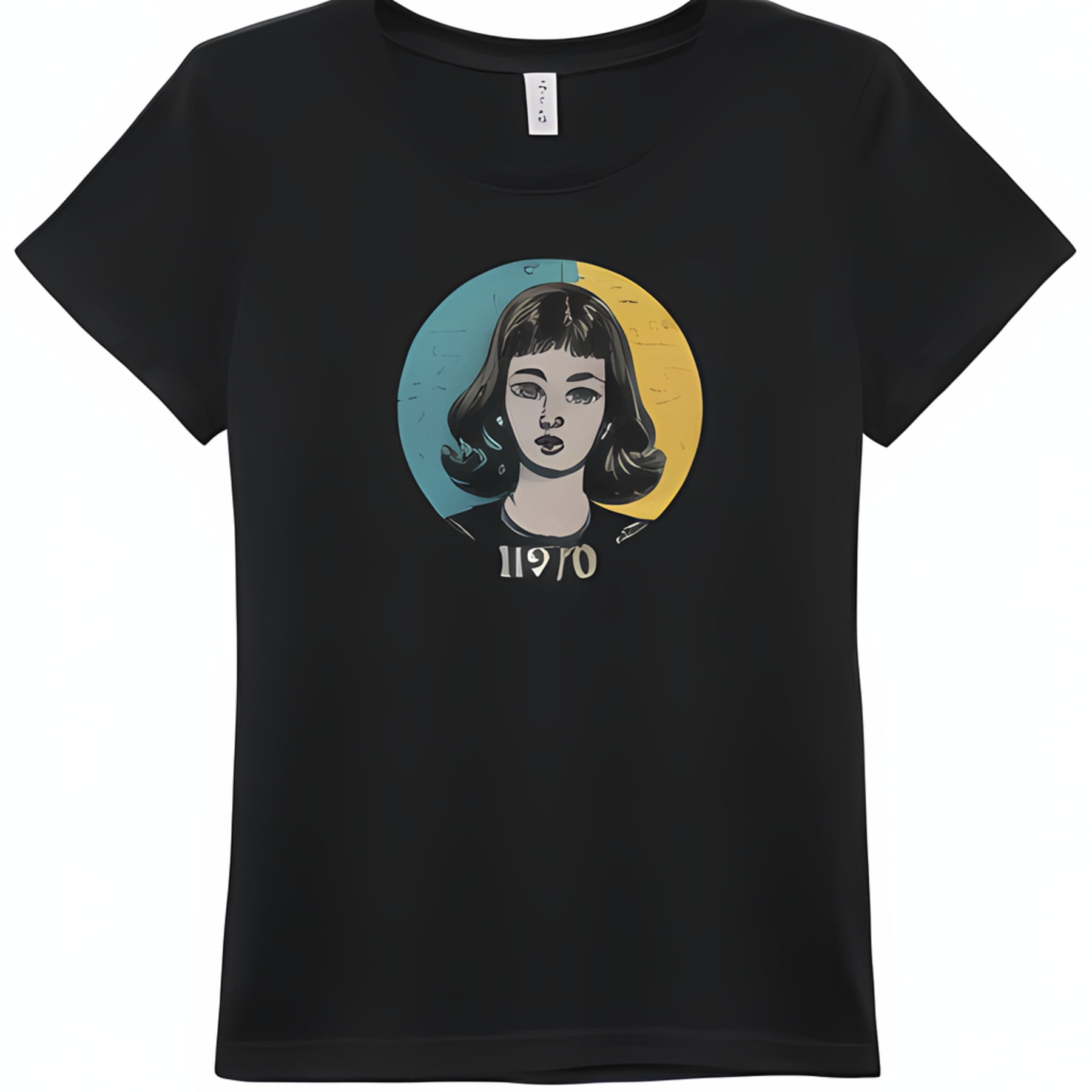 Anime Style Young Woman Illustration T-Shirt Vibrant Colors Loish ...