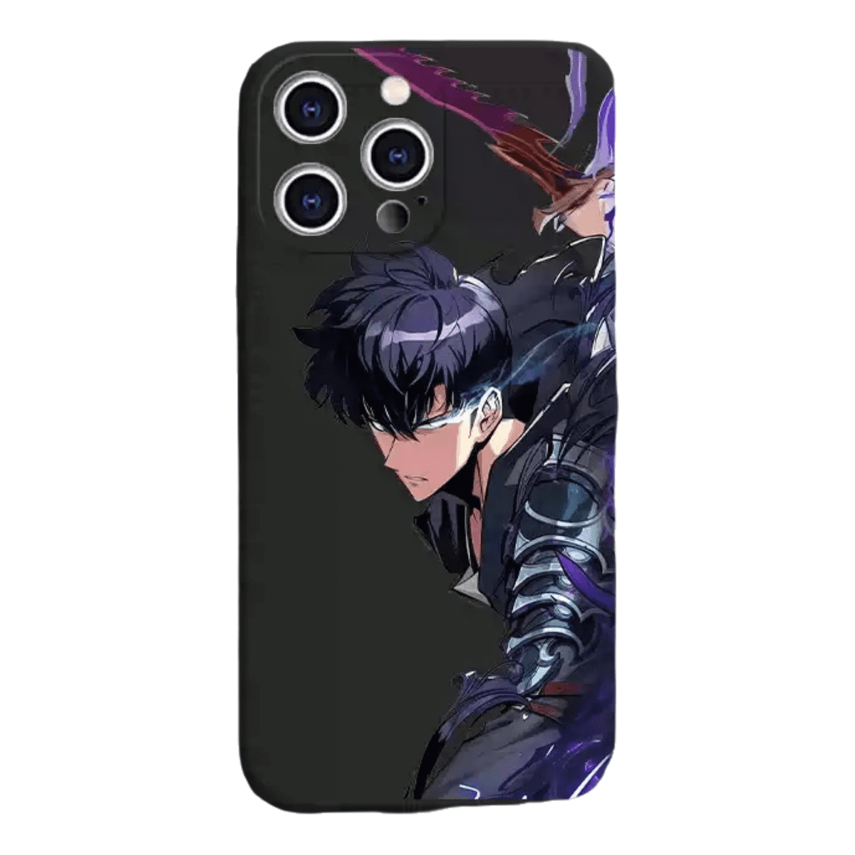 Anime Sung Jin woo iPhone Case Solo Leveling Compatible with iPhone 16 ...